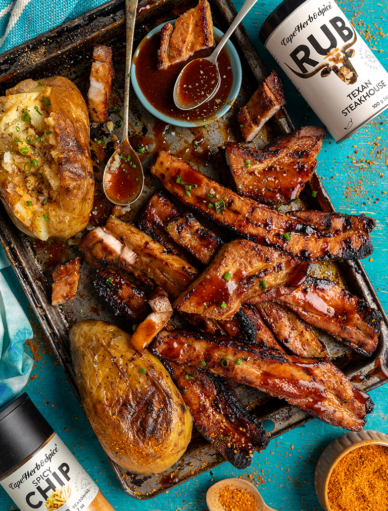 Cape Herb and Spice - BOURBON BBQ PORK BELLY RASHERS